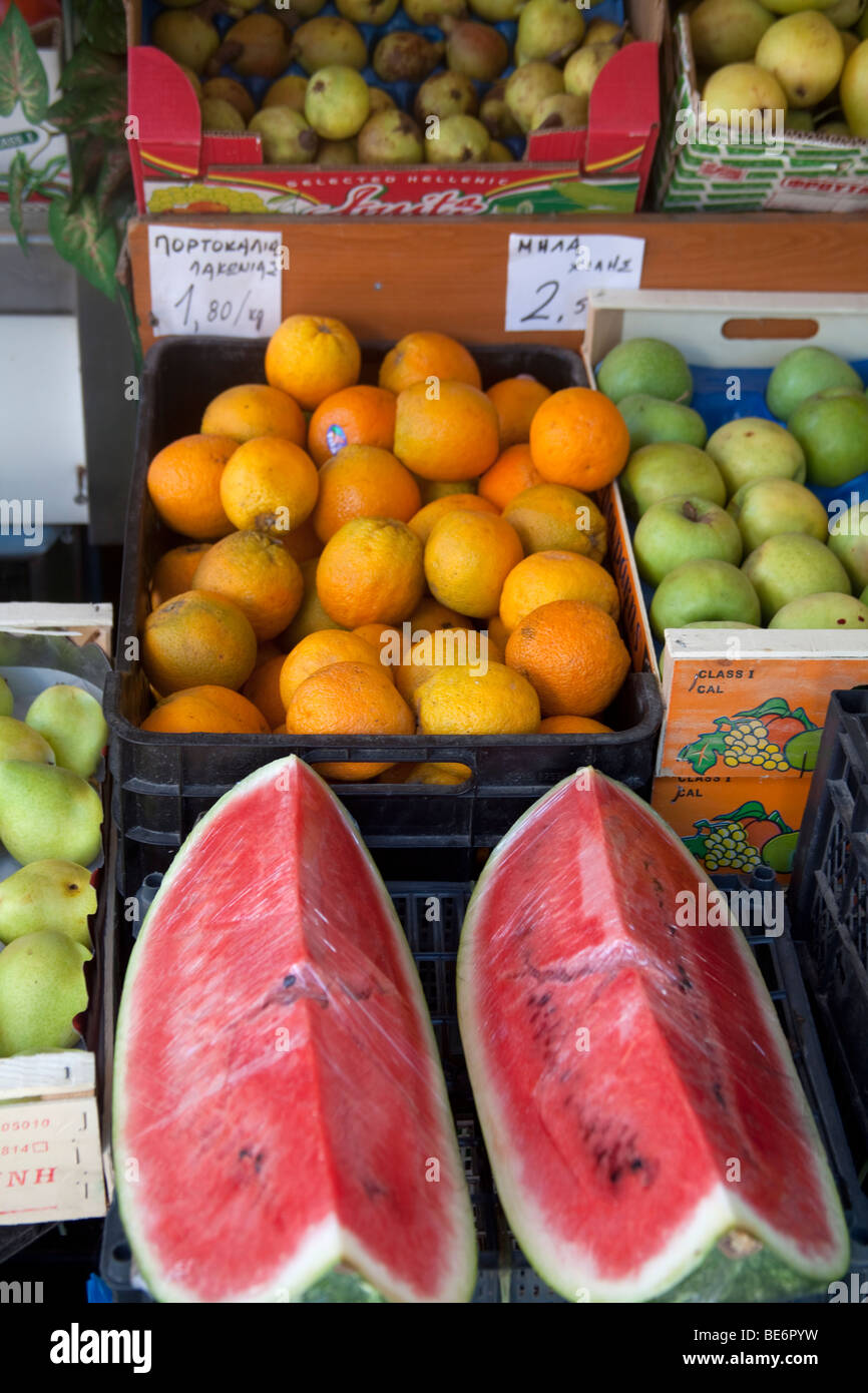 Fruits greece High Resolution Stock Photography and Images - Alamy