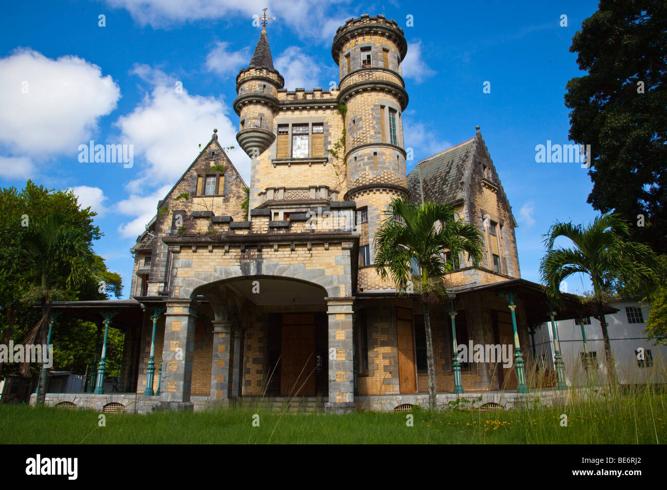 Magnificent Seven Stollmeyer Castle in Port of Spain Trinidad Stock ... Magnificent Seven Stollmeyer Castle in Port of Spain Trinidad Stock ...