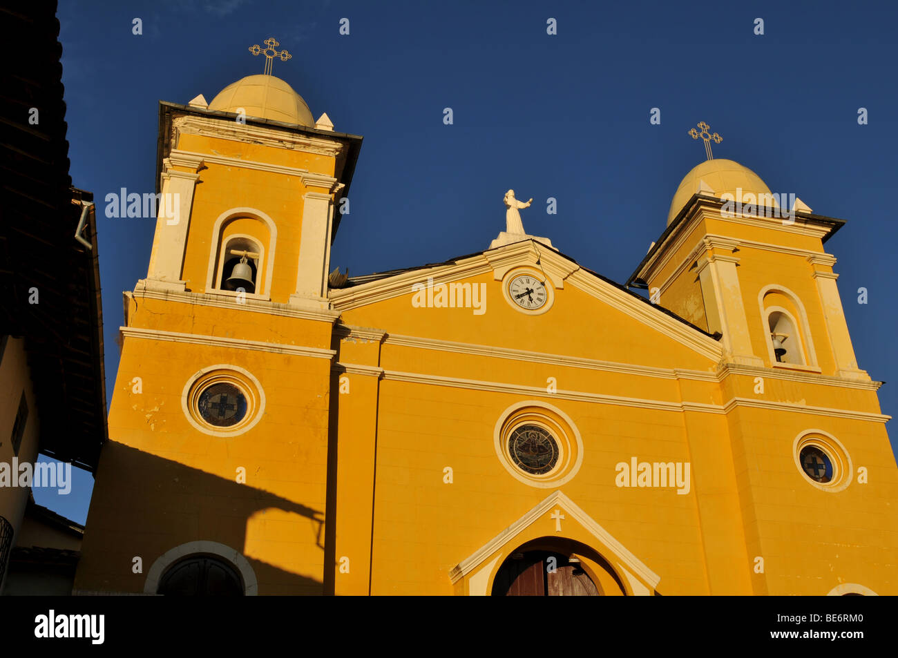 Colonial church in Cajabamba Town in the Peruvian Andes Stock Photo - Alamy