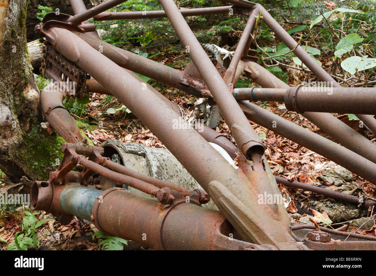 Crash site of B-18 Bomber on Mount Waternomee in Woodstock, New ...