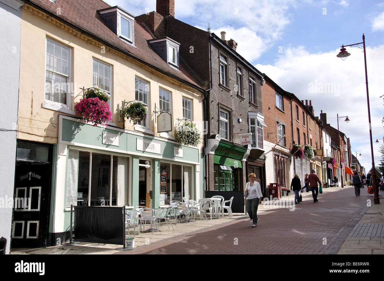Sheaf Street, Daventry, Northamptonshire, England, United Kingdom Stock ...