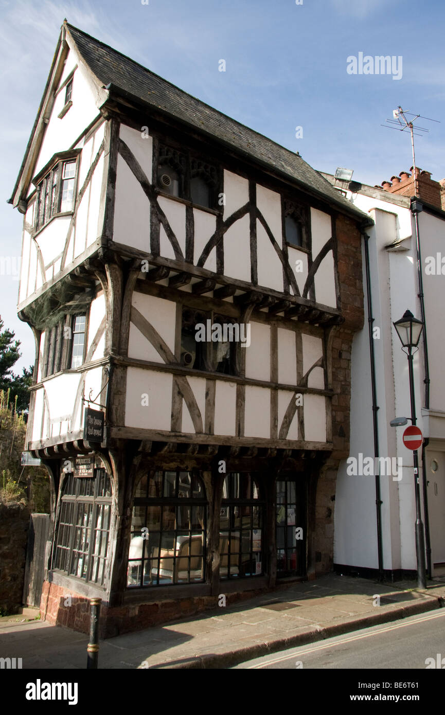 The house that moved Exeter Stock Photo - Alamy