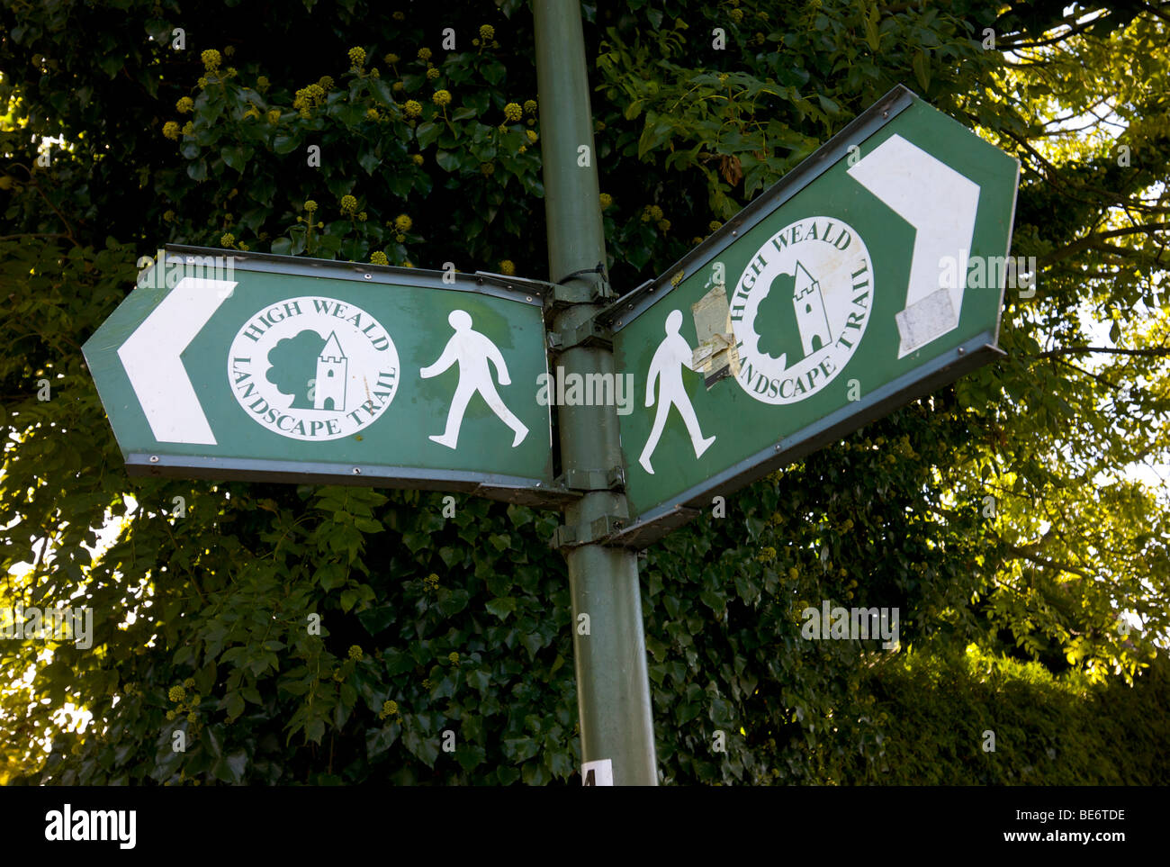 High weald sign hi-res stock photography and images - Alamy