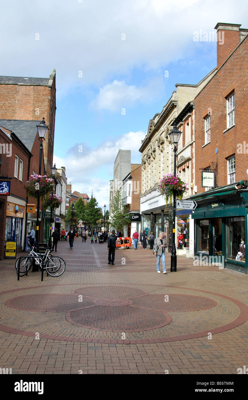 High Street, Rugby, Warwickshire, England, United Kingdom Stock Photo ...