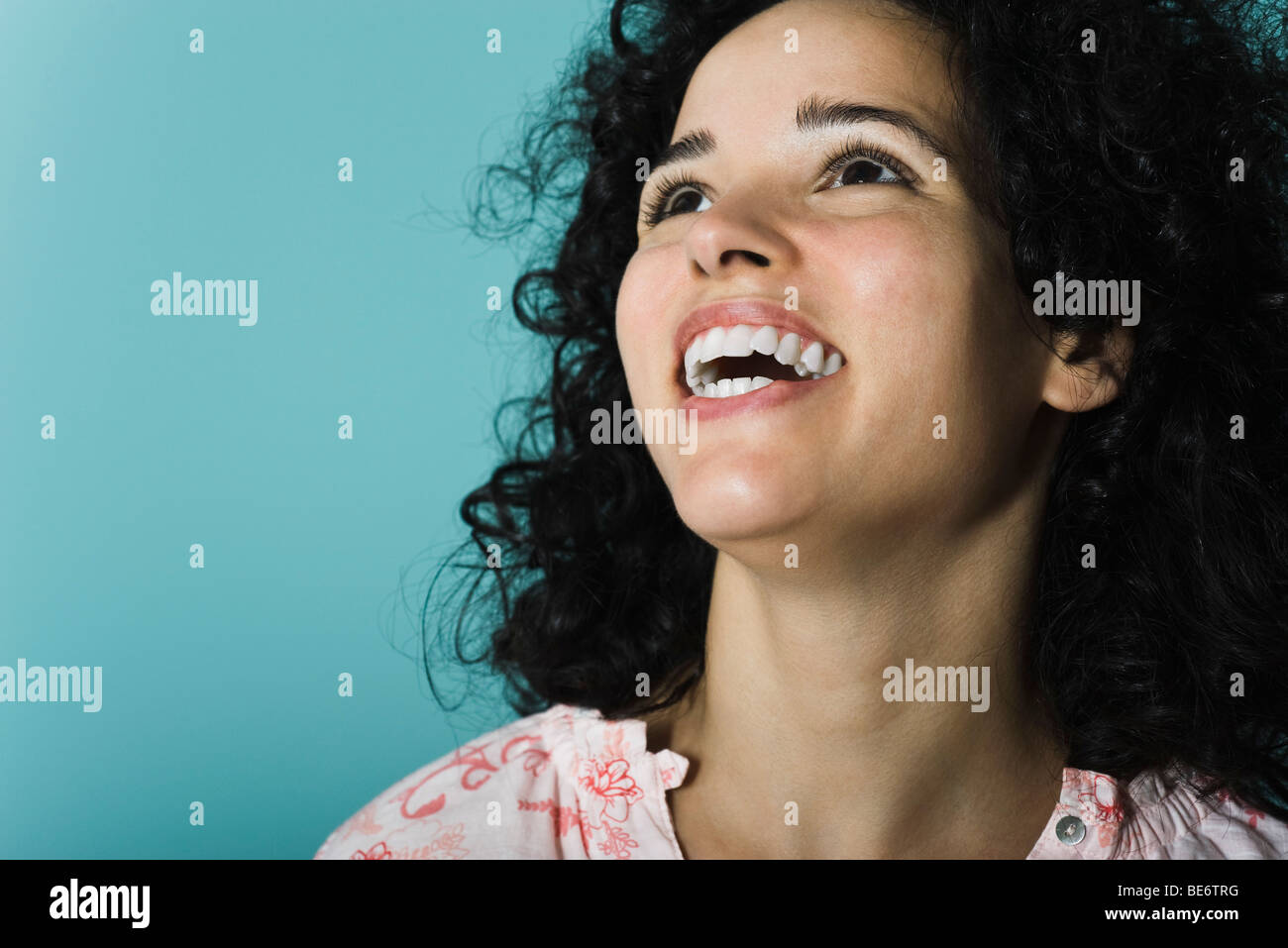 Young woman laughing, portrait Stock Photo - Alamy