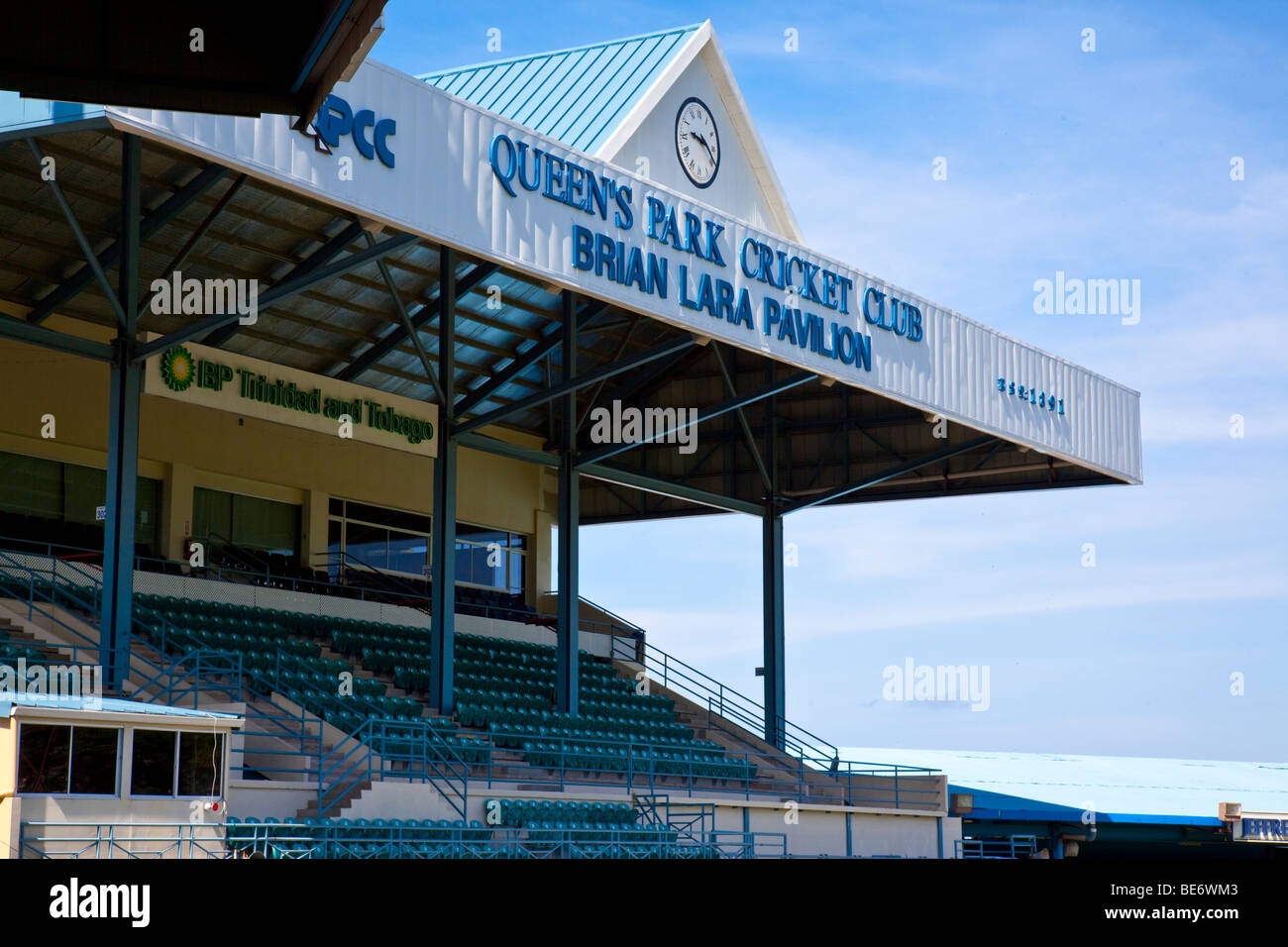 Brian Lara Pavilion at Queens Park Cricket Club in Port of Spain ...