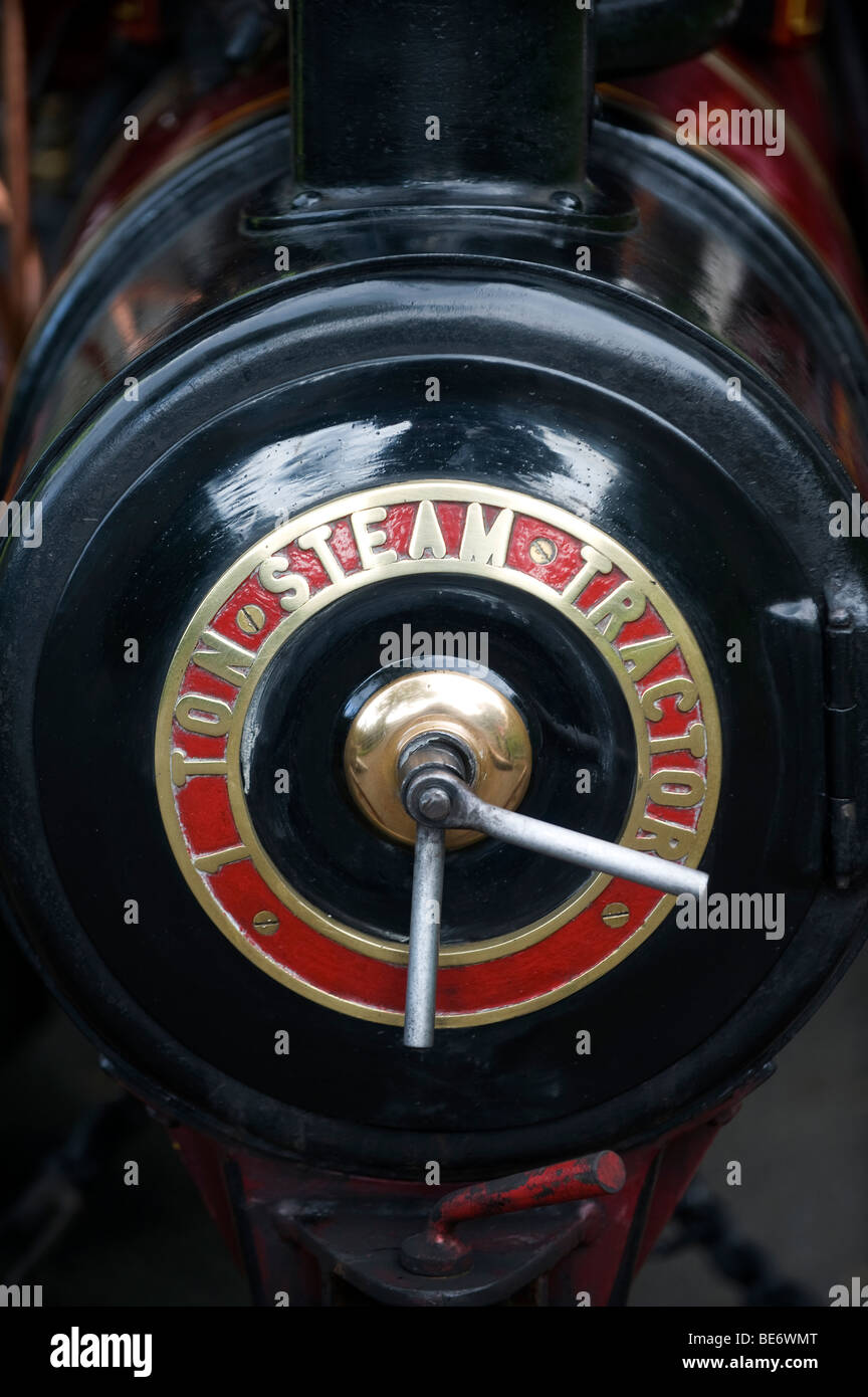 The replica steam tractor 'Tigger' from Summerlee Museum in Coatbridge ...