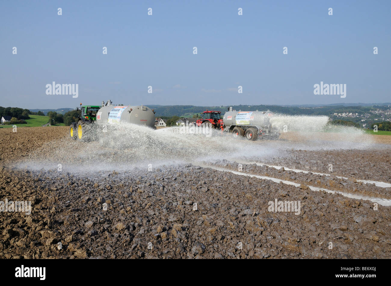 Farmers dumping milk hi-res stock photography and images - Alamy