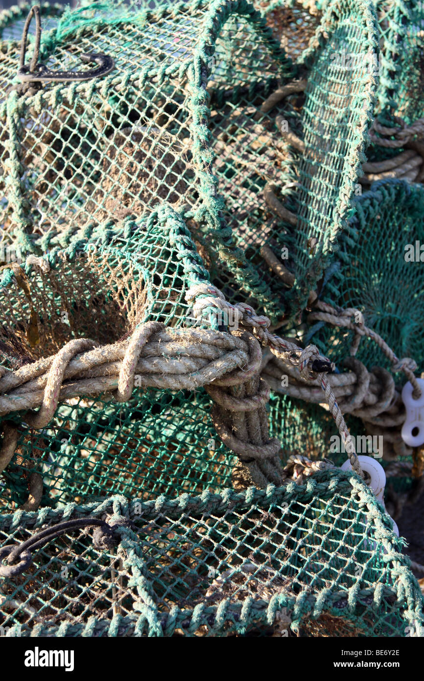 Fishing tackle at Swanage fishing jetty Stock Photo - Alamy