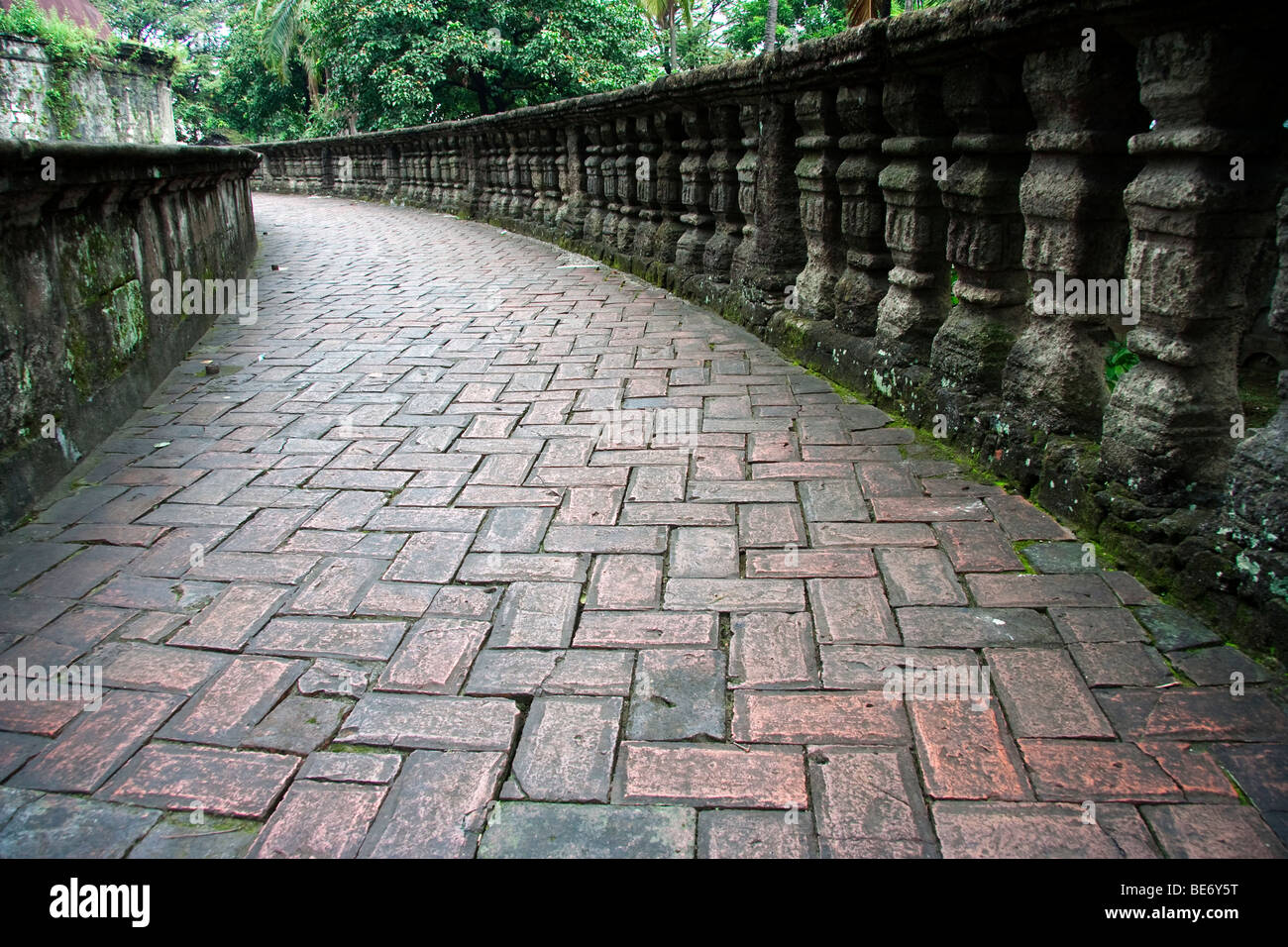 A brick path in Paco Park Stock Photo - Alamy