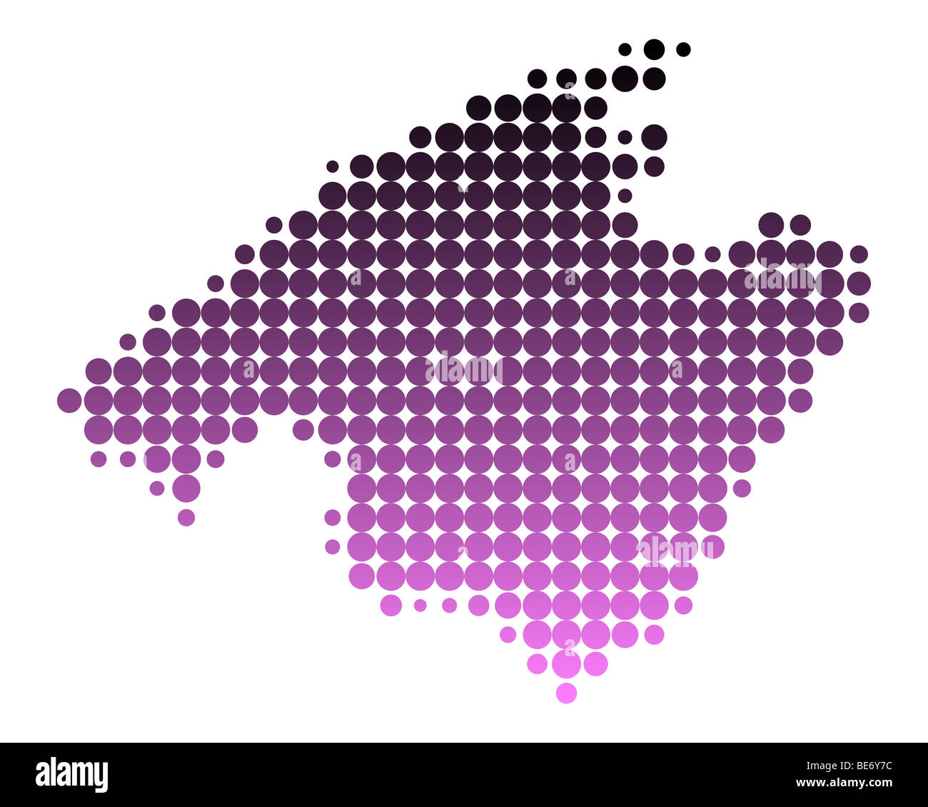 Map of Majorca Stock Photo - Alamy