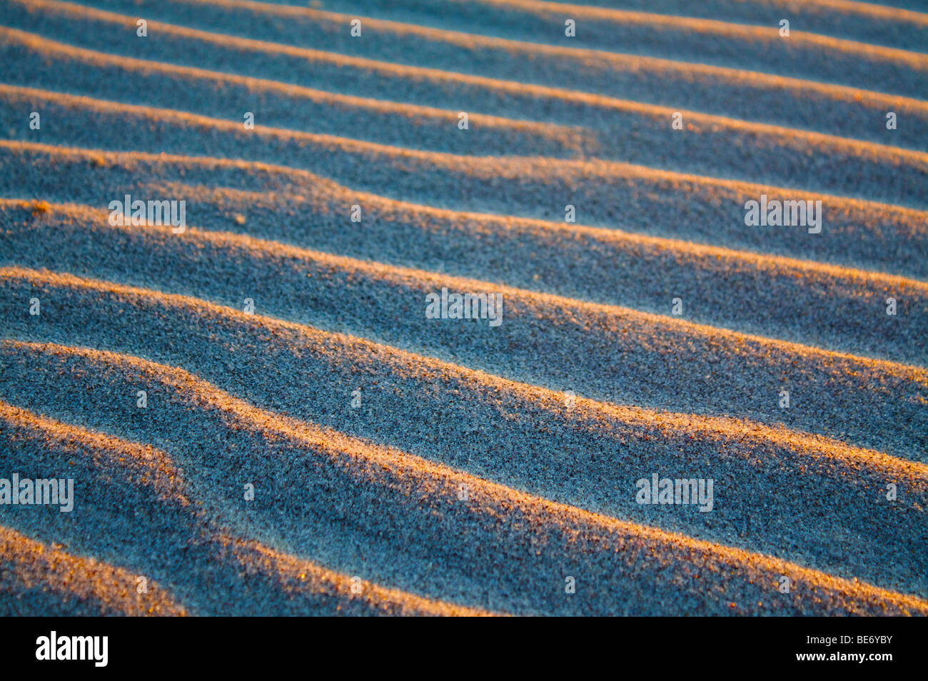 Sand ripples on the beach Stock Photo - Alamy