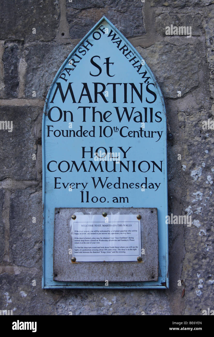 Church of St Martin in Wareham, Dorset, Inside is the effigy of T. E ...