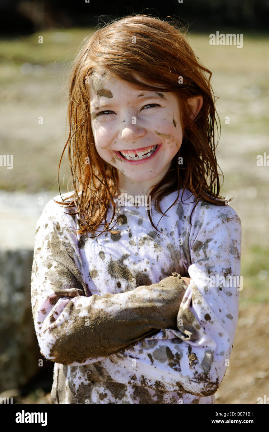 Little Girl Covered In Mud at Patricia Henderson blog