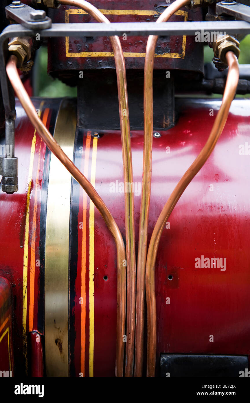 The replica steam tractor 'Tigger' from Summerlee Museum in Coatbridge ...