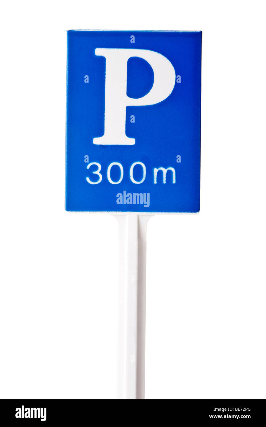 Street sign, parking in 200 metres Stock Photo - Alamy