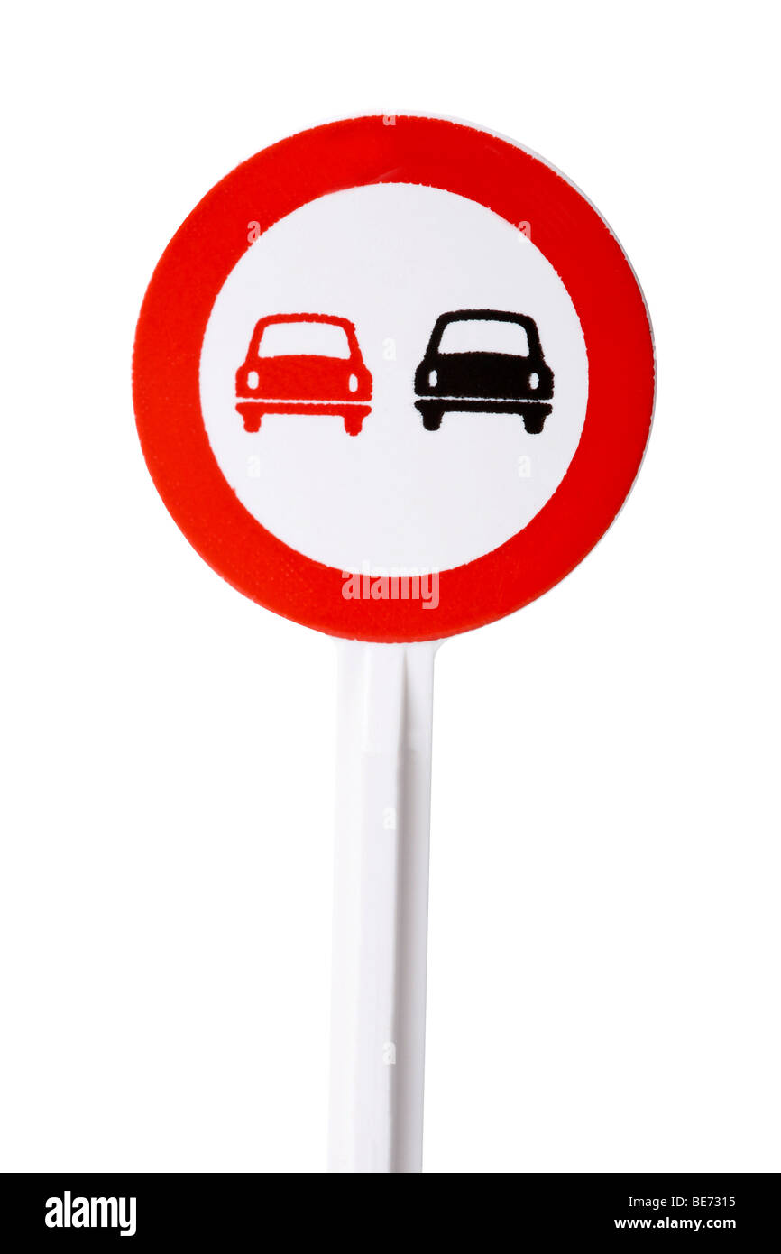 No overtaking signs hi-res stock photography and images - Alamy