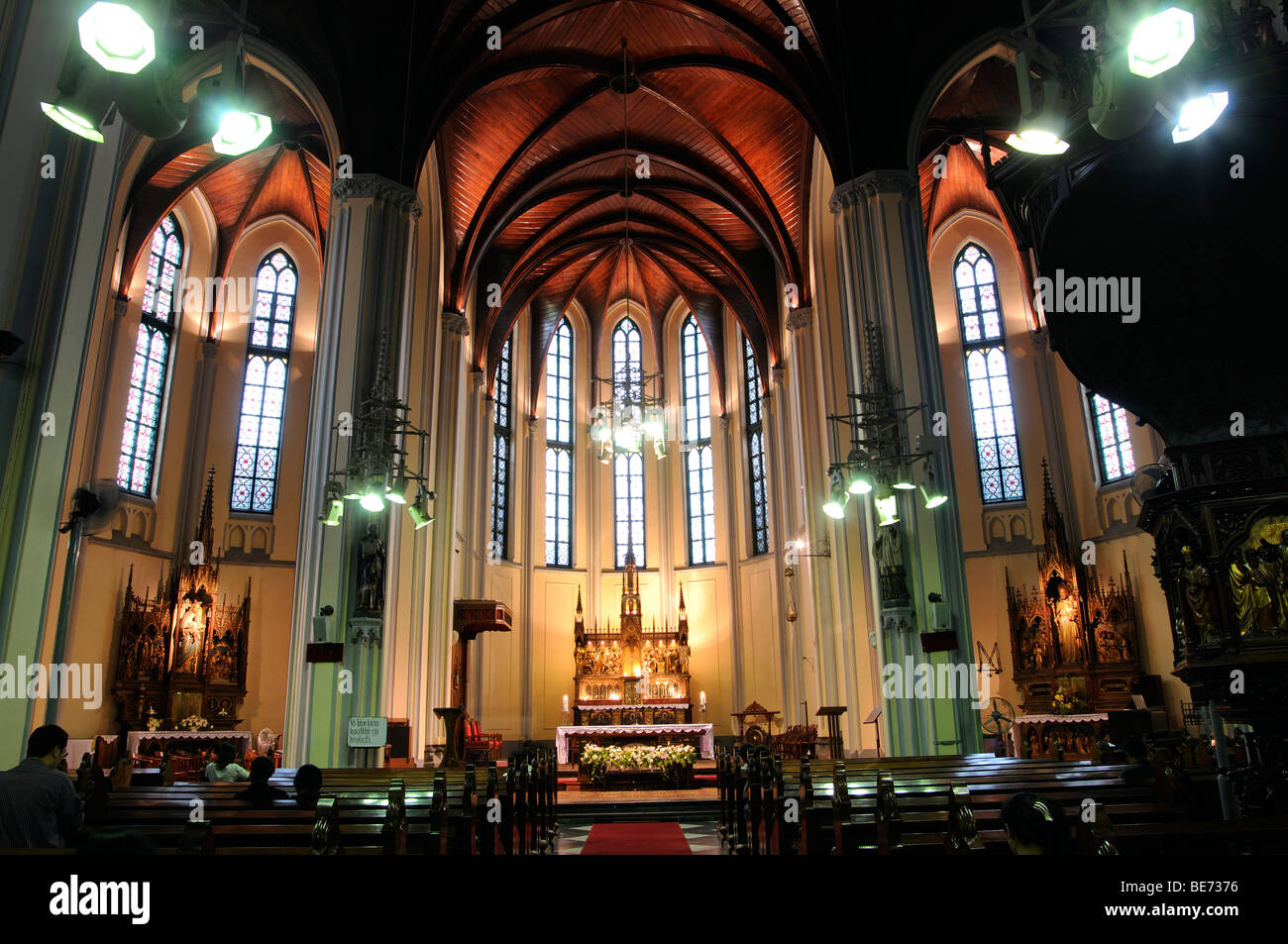 Indonesia jakarta cathedral catholic church hi-res stock photography ...