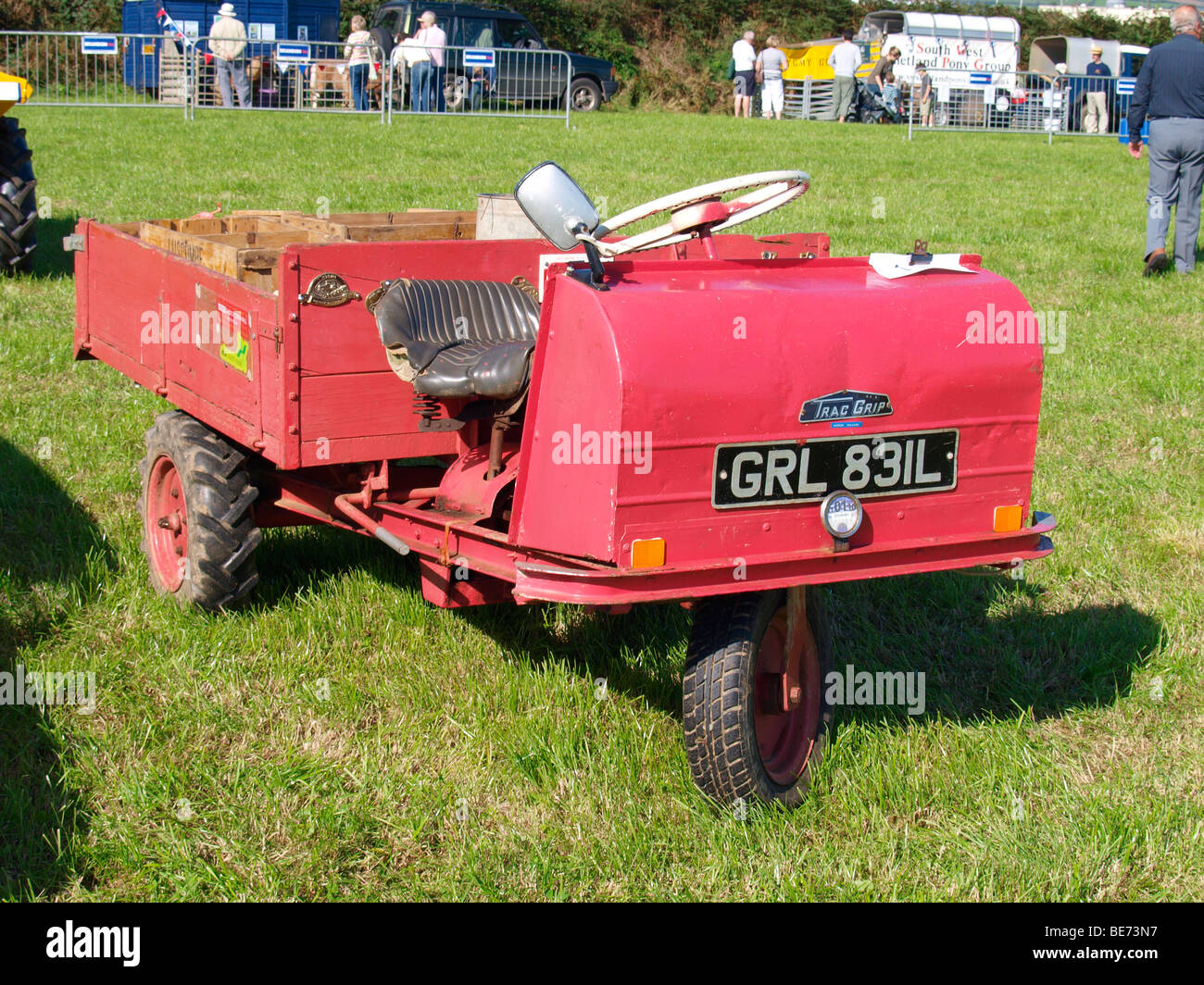 Vintage Trac Grip three wheeled vehicle Stock Photo - Alamy