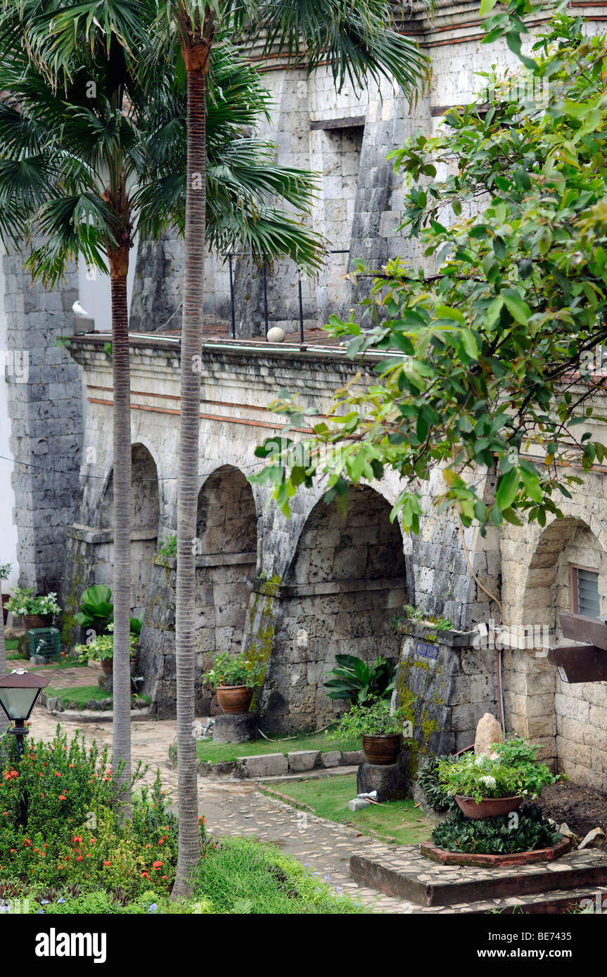 fort san pedro interior cebu city philippines Stock Photo - Alamy