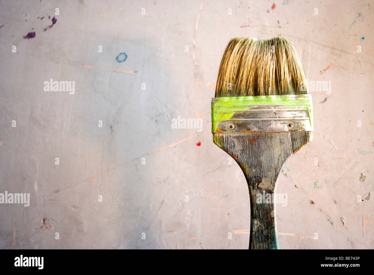 Used paint brushes Stock Photo - Alamy