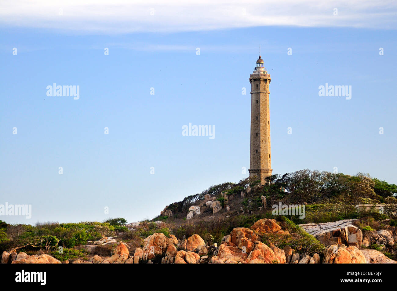 Highest, 54m, and oldest, 1897, lighthouse, Vietnam, Asia Stock Photo ...