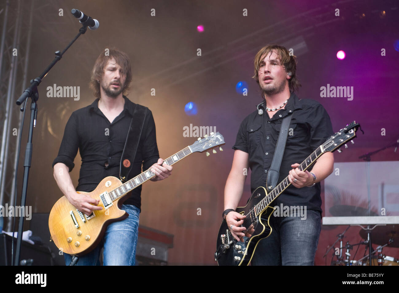 Swiss rock band Vivian, live at the Lucerne Festival in Lucerne ...