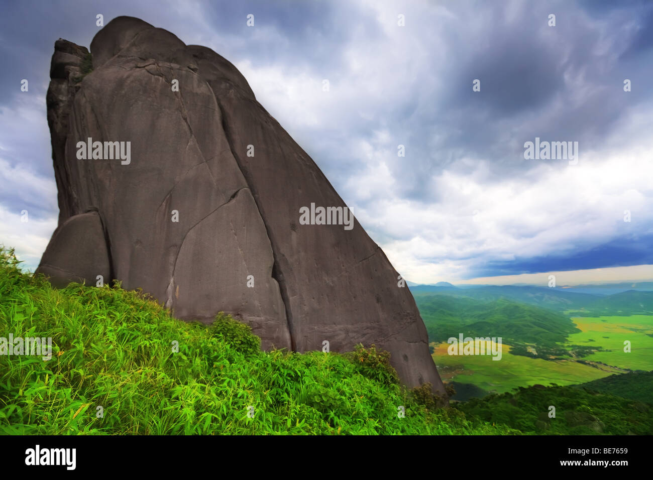 Peak of Da Bia mountain. Province Phu Yen. Vietnam Stock Photo - Alamy