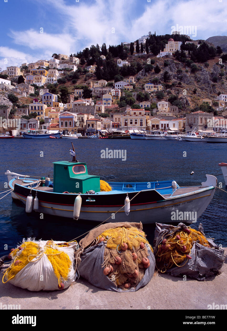 Traditional greek fishing village hi-res stock photography and images ...