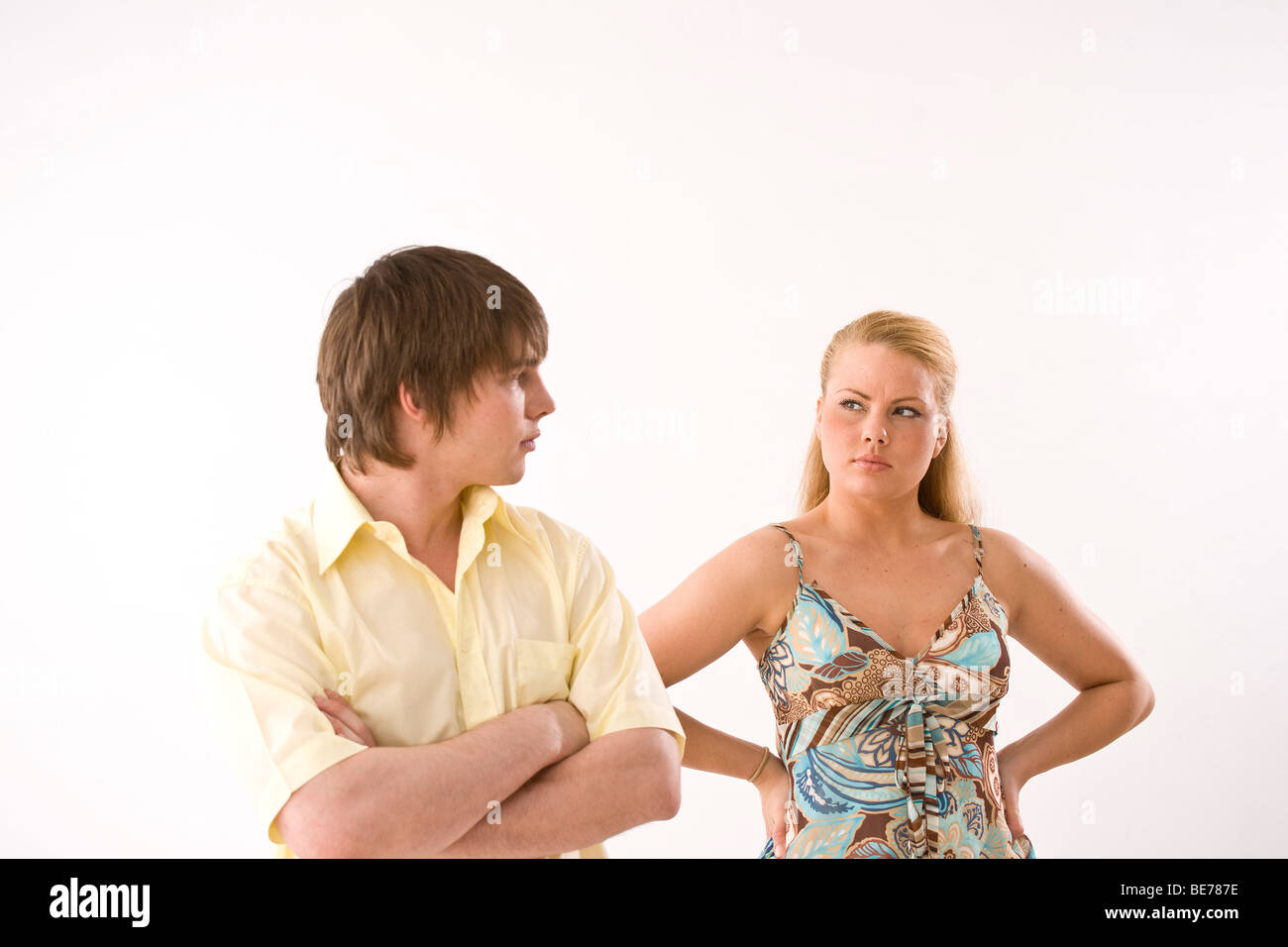 Young couple arguing Stock Photo - Alamy