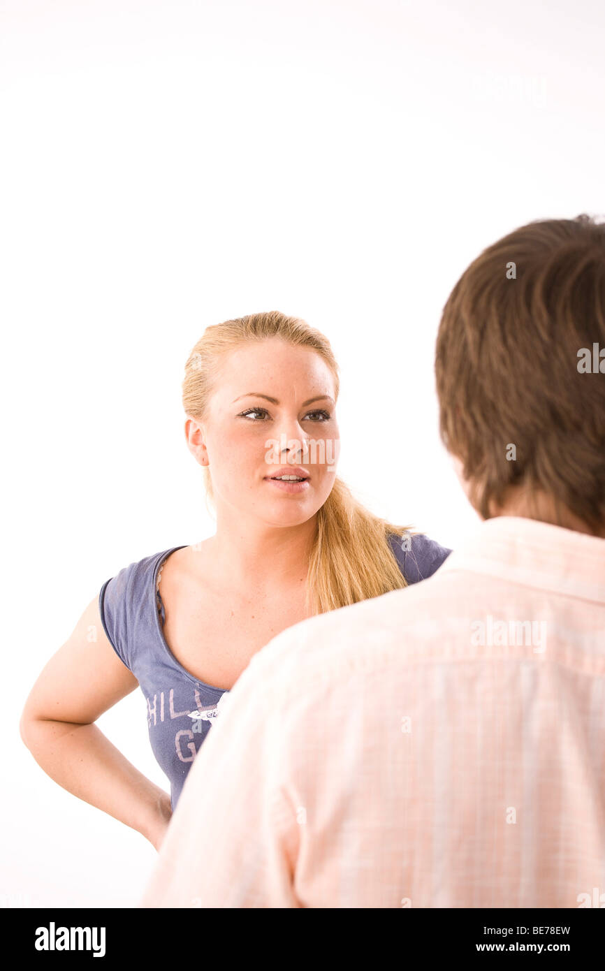 Young couple arguing Stock Photo - Alamy