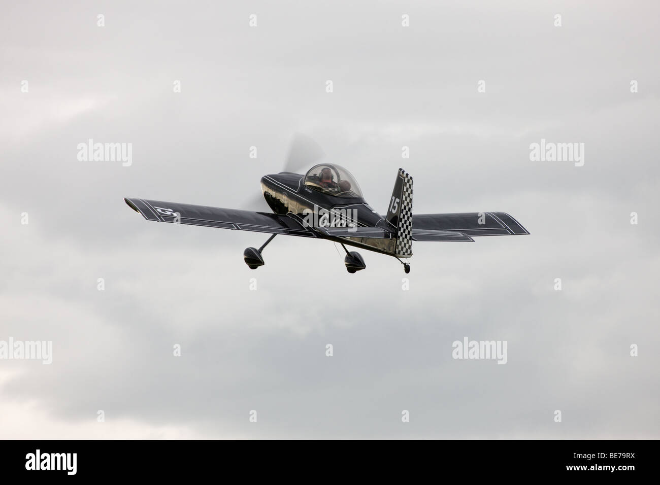 Vans RV-7 'Lady Lucy II' G-KELS in flight taking-off from Breighton ...