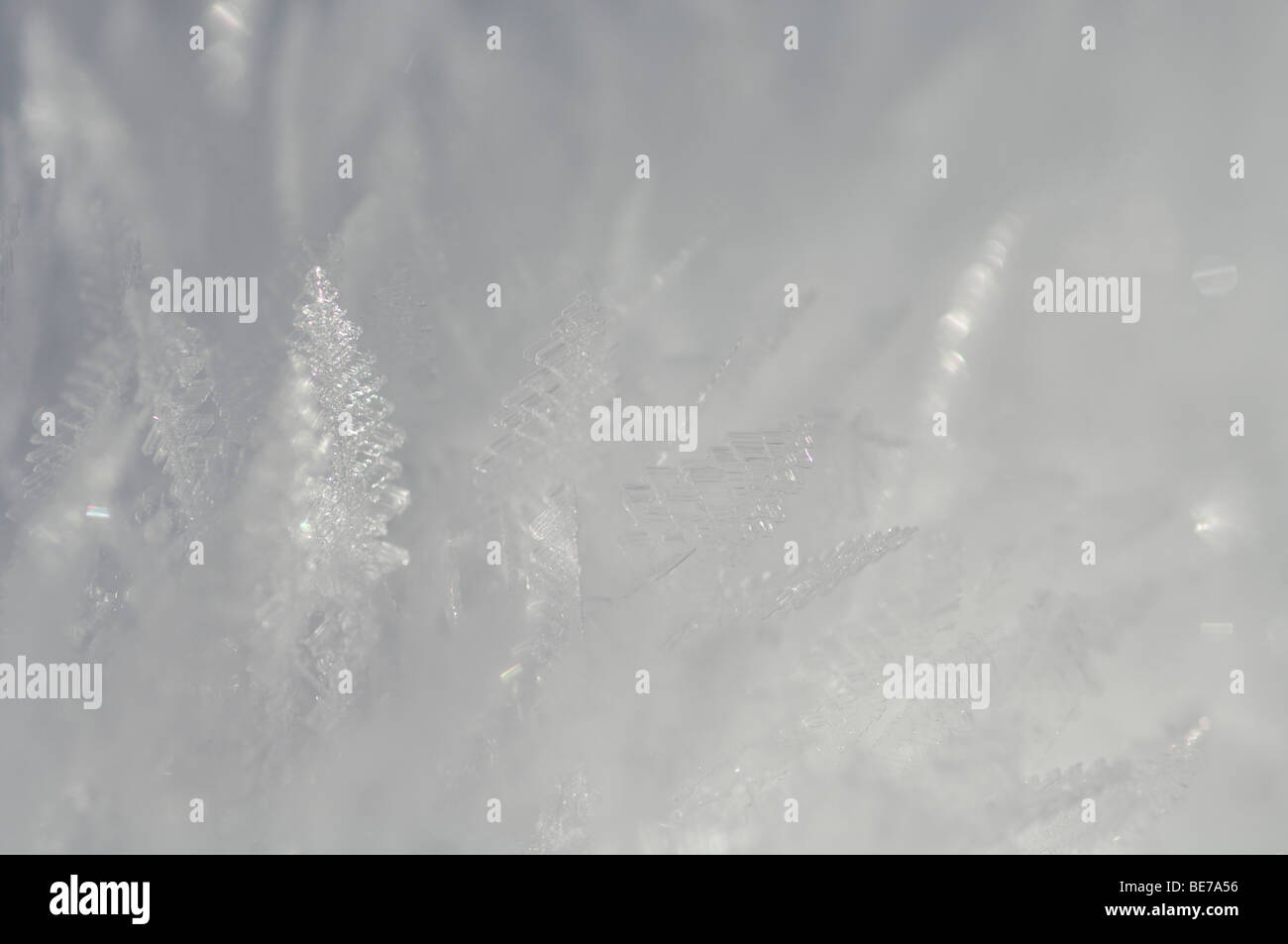 Ice, closeup of crystals Stock Photo - Alamy