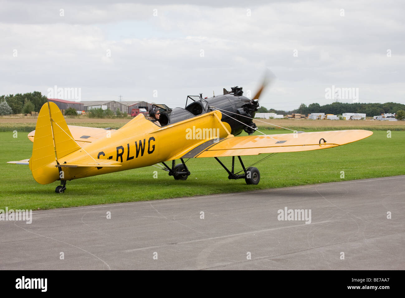 Ryan ST3KR G-RKWG taxiing at Breighton Airfield Stock Photo - Alamy