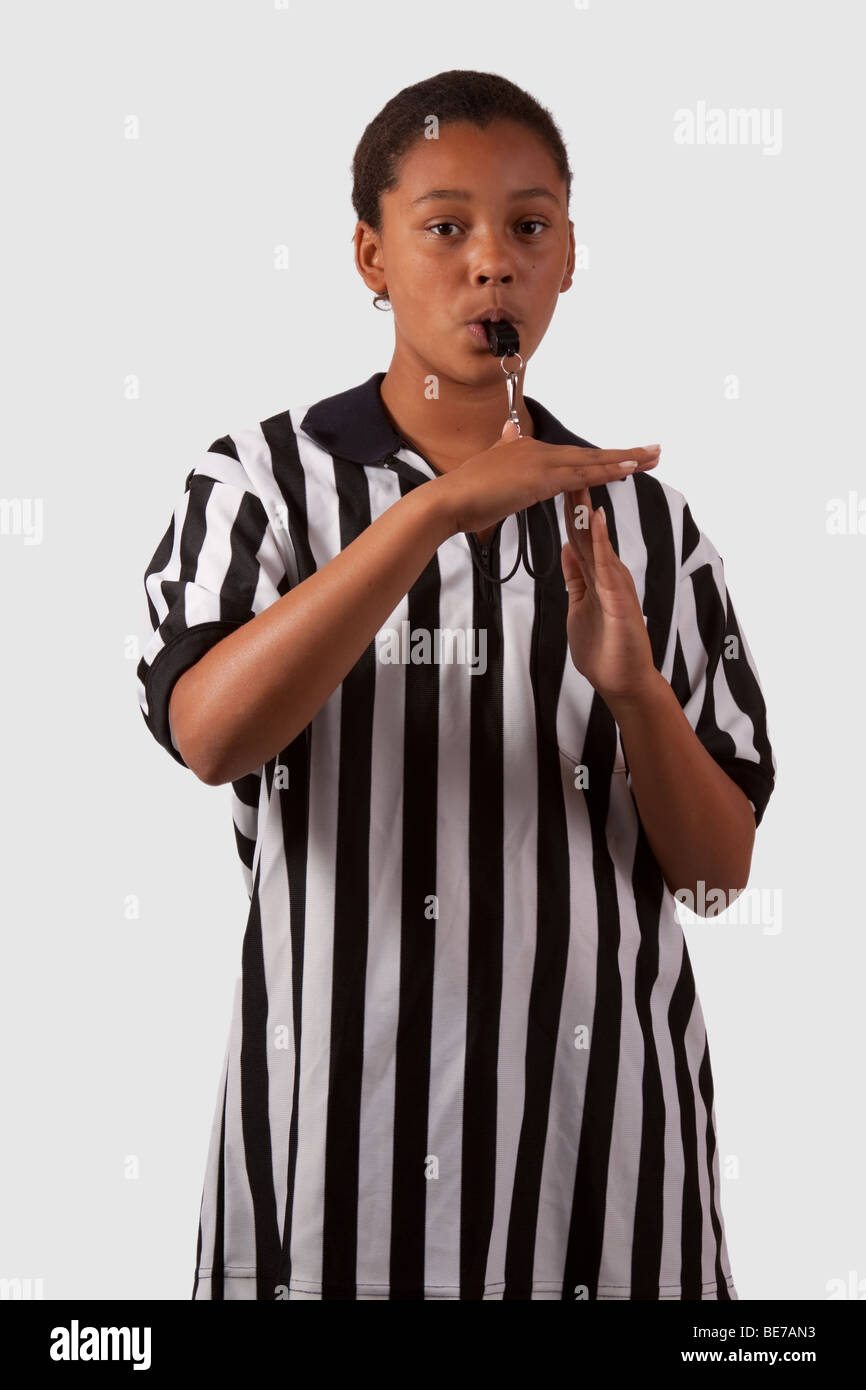 Football Referee Time Out Character