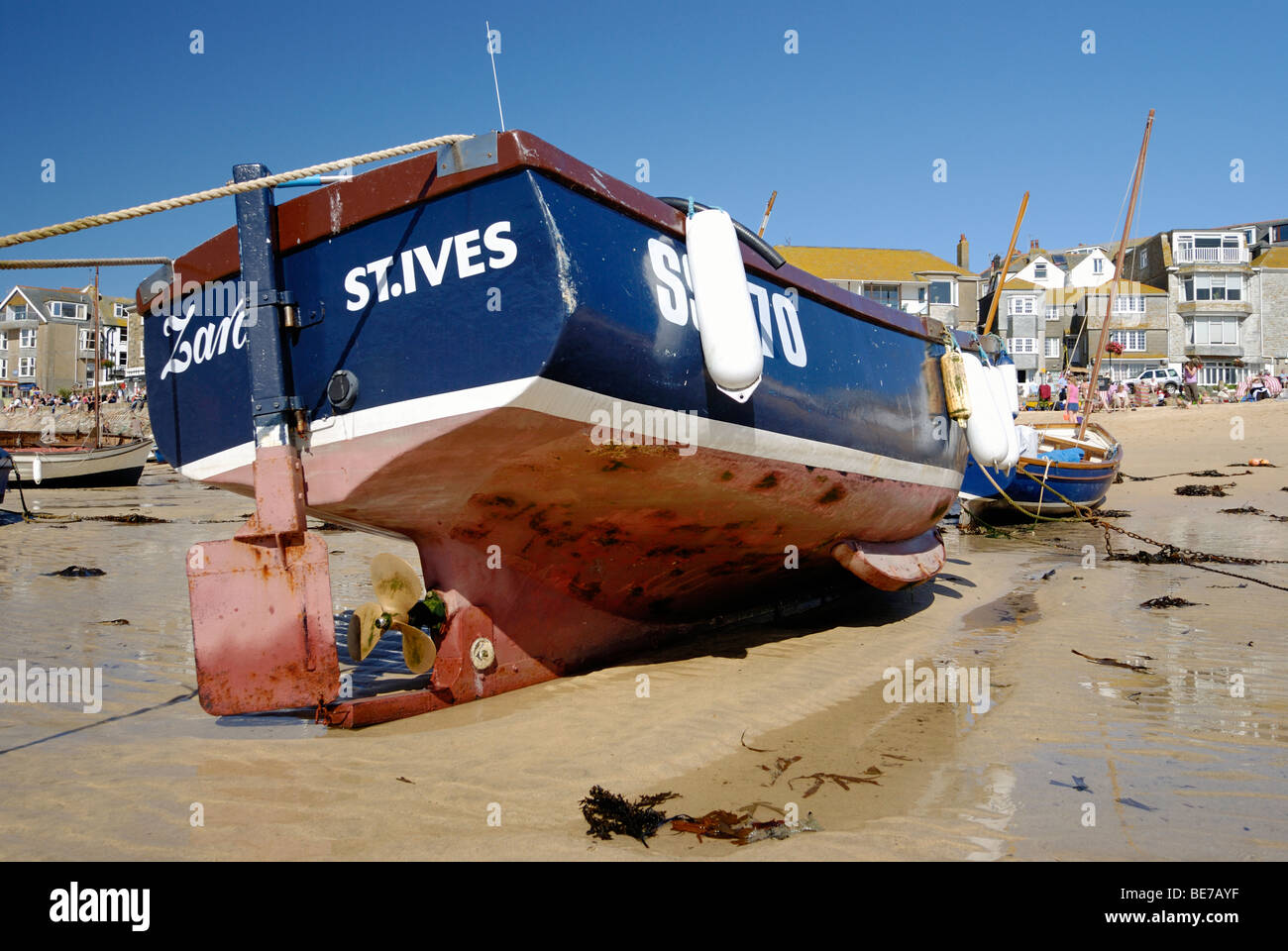 Old wooden fishing boats on the beach hi-res stock photography and ...