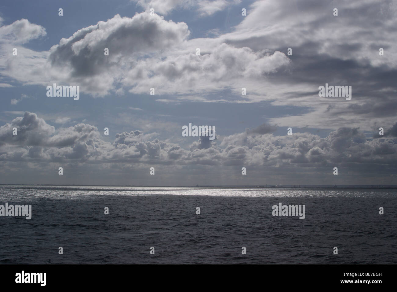 Summer sky, English Channel Stock Photo - Alamy