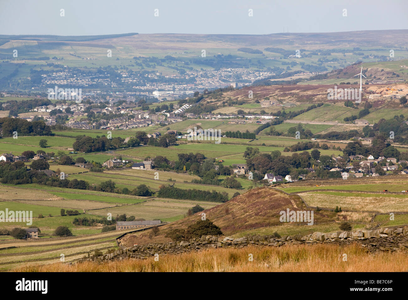 Haworth moors turbine hi-res stock photography and images - Alamy