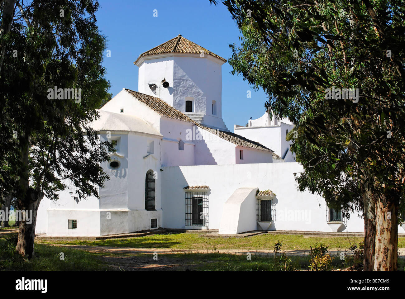 Sanctuario de nuestra Senora de la Luz, pilgrimage church near Tarifa ...