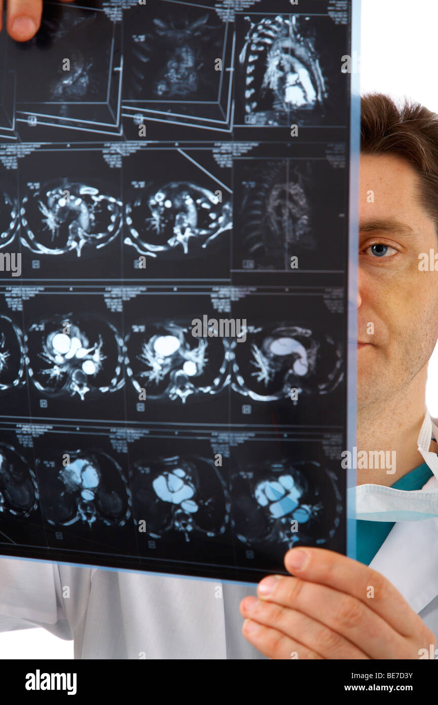doctor with tomogram in hands Stock Photo - Alamy