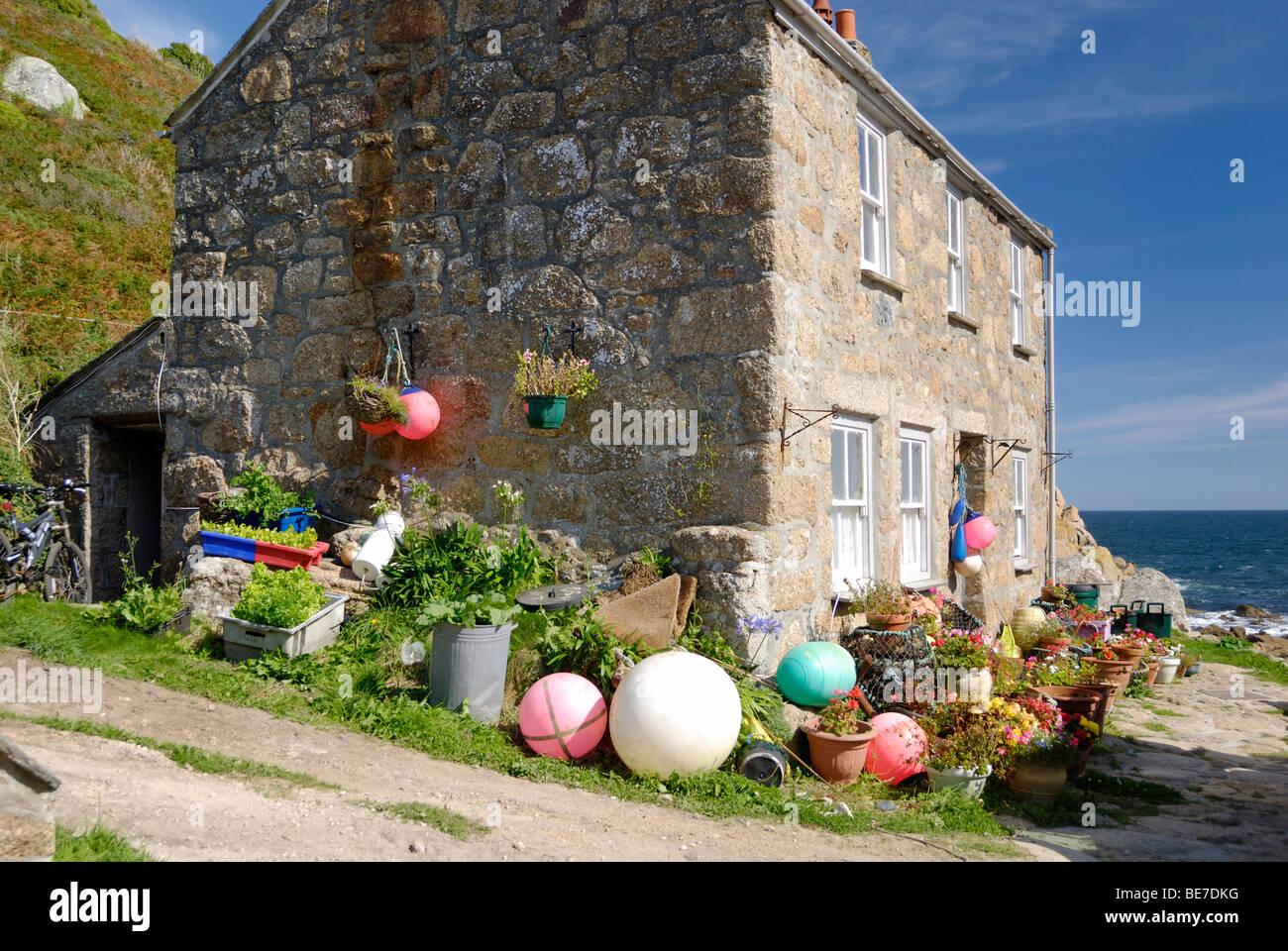 An old fishing cottage by the sea Stock Photo - Alamy
