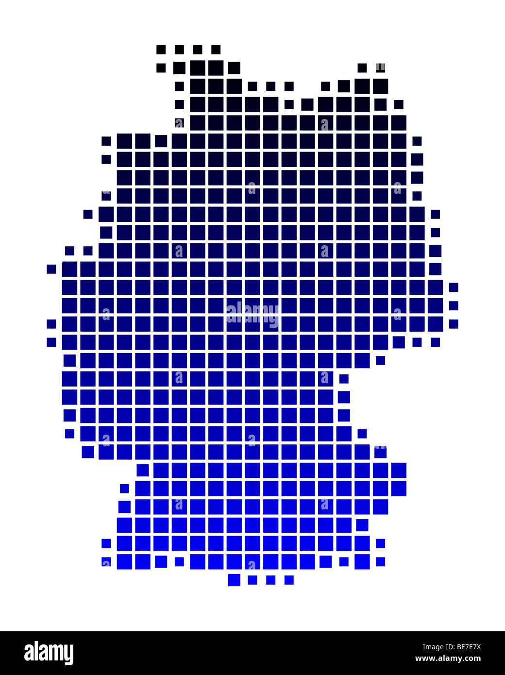 Map of Germany Stock Photo - Alamy