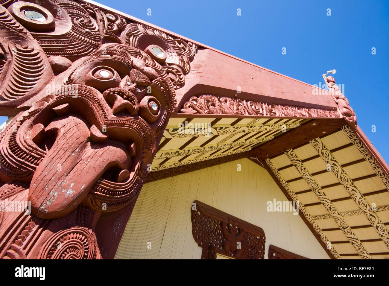 Marae, New Zealand Stock Photo - Alamy
