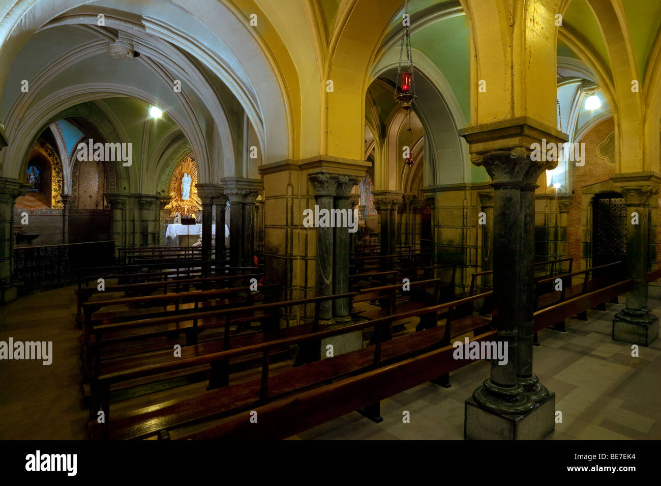 CRYPT OF ROSAIRE BASILICA, LOURDES, FRANCE Stock Photo - Alamy