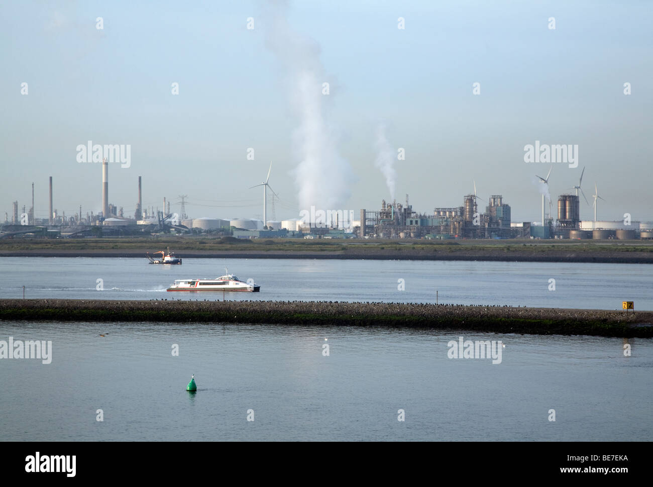 Heavy industry, Port of Rotterdam, Holland Stock Photo - Alamy