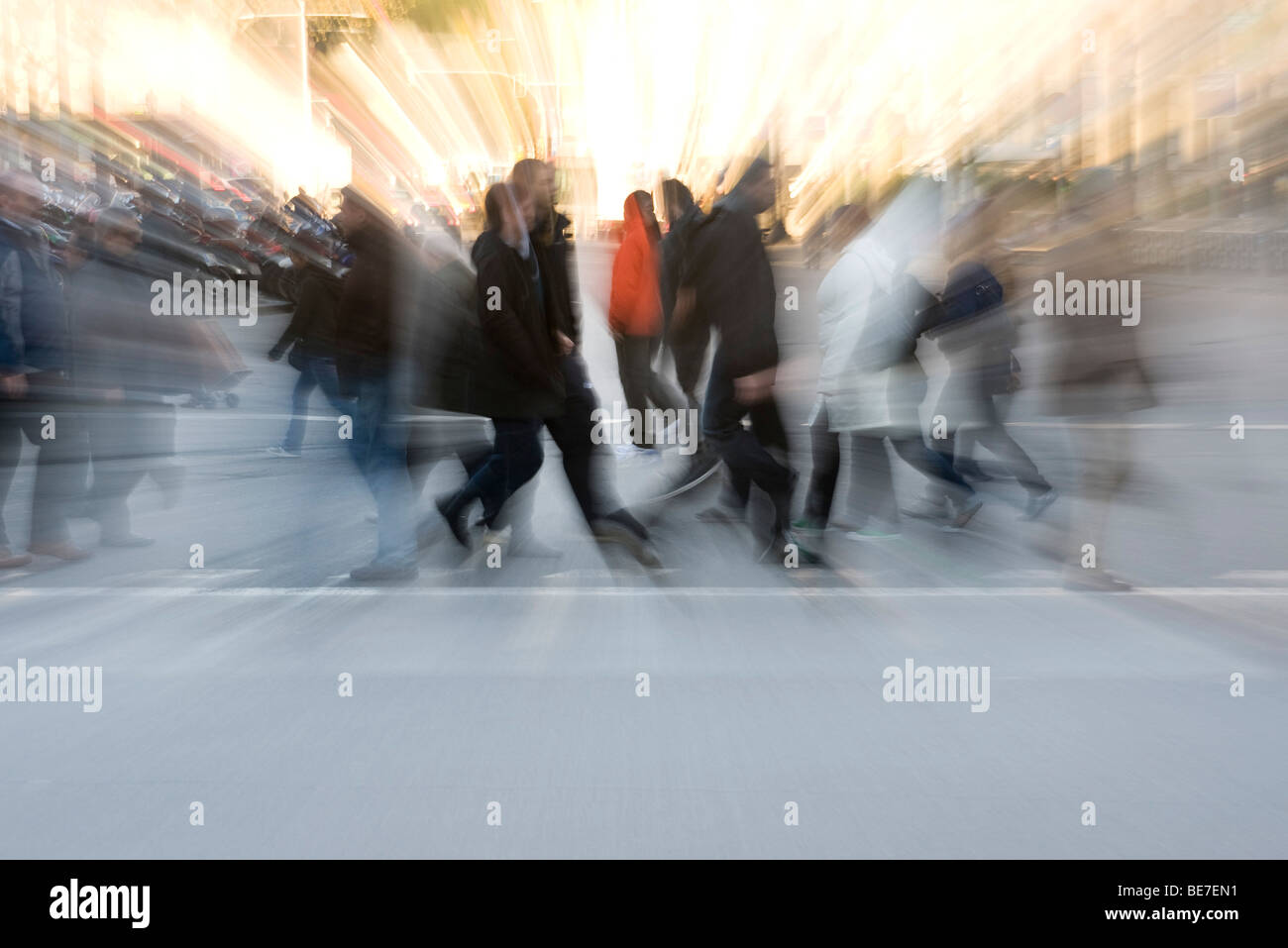 Blurred street scene hi-res stock photography and images - Alamy
