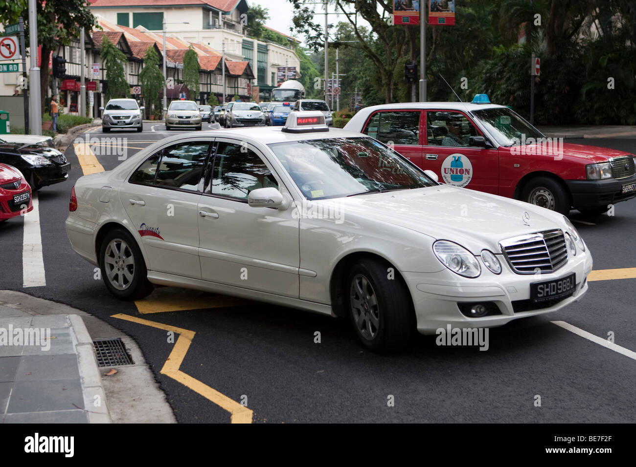 Taxi cab, Singapore, Southeast Asia Stock Photo - Alamy