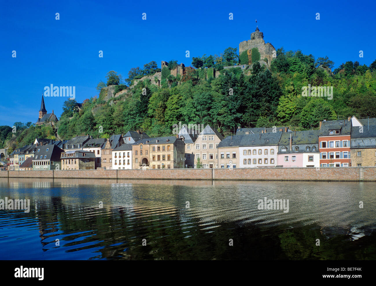 picture of 1993 - saarburg castle overlooking saarburg (old town ...