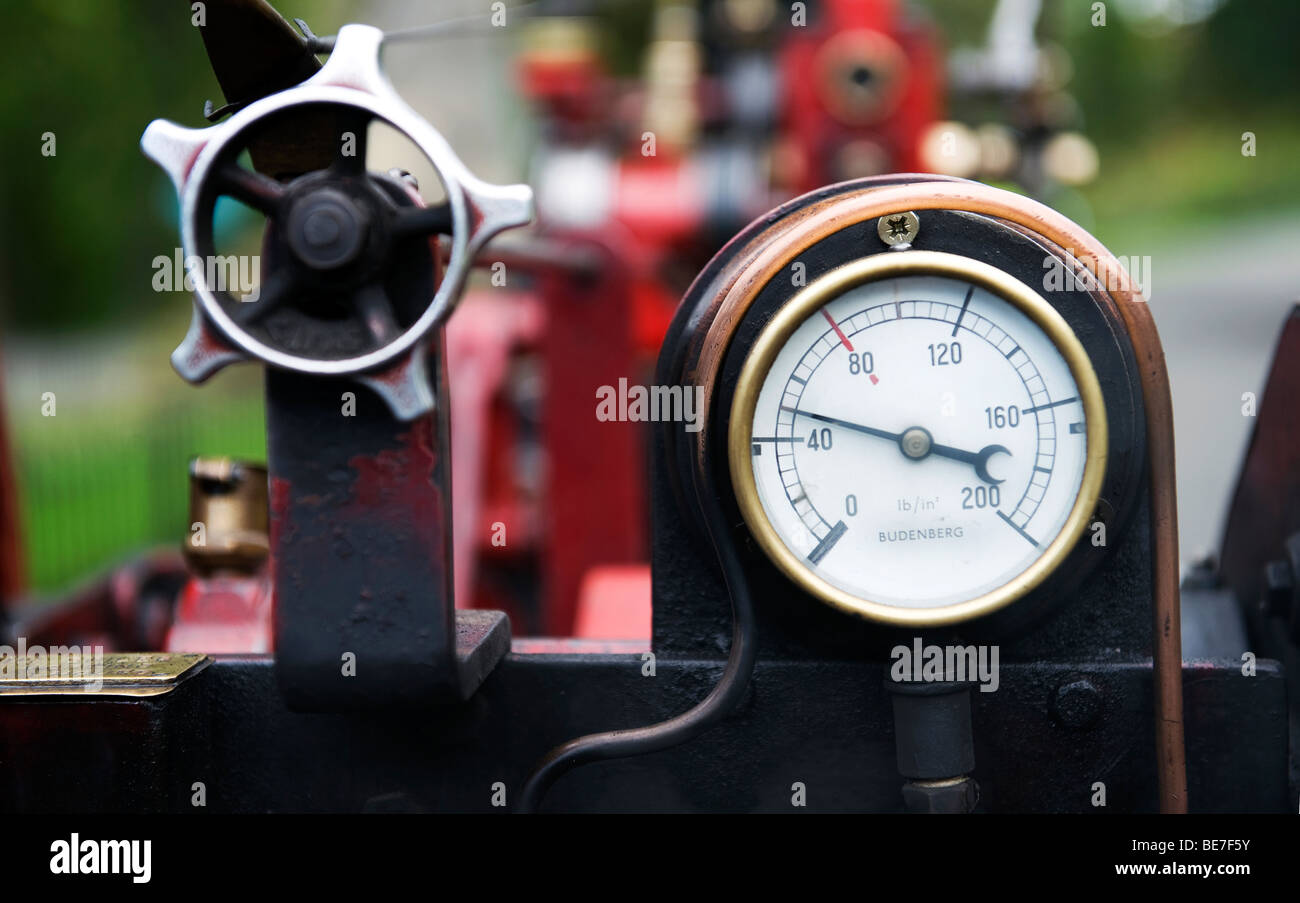 The replica steam tractor 'Tigger' from Summerlee Museum in Coatbridge ...