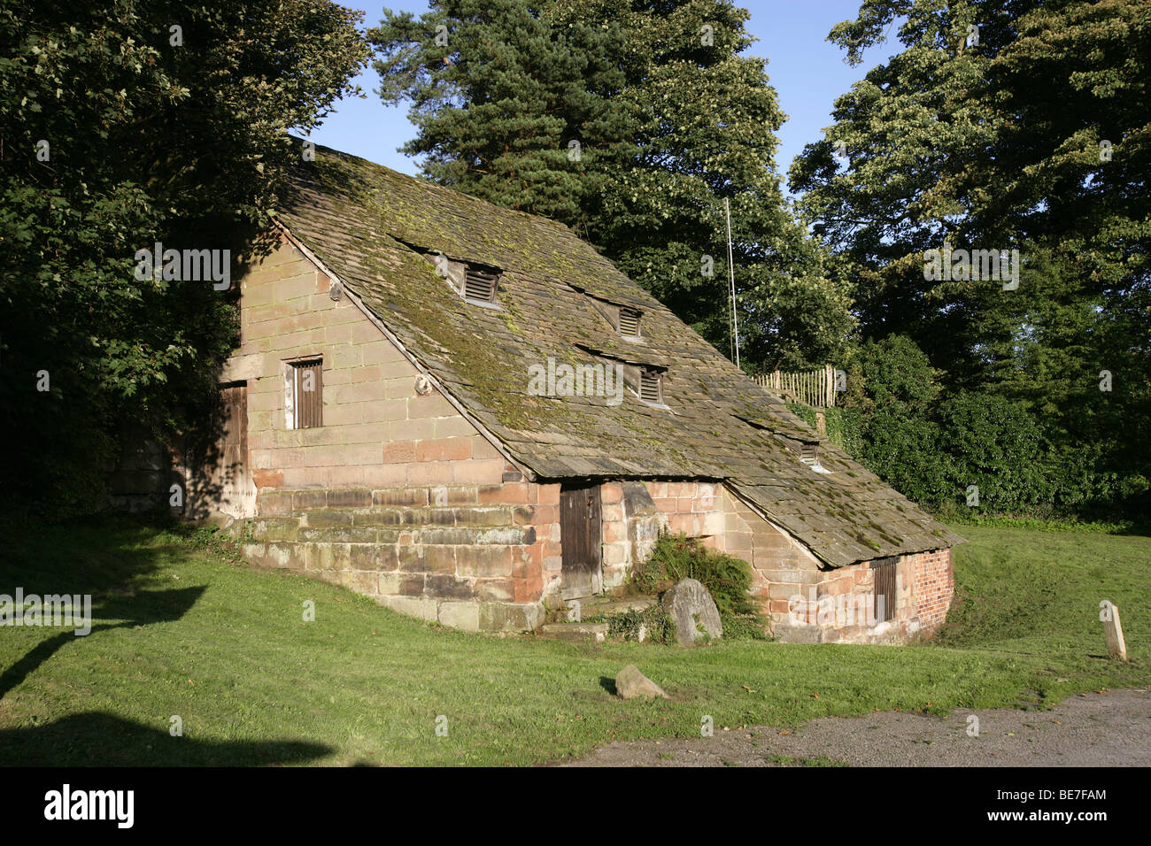 Town of Nether Alderley, England. The National Trust managed ...